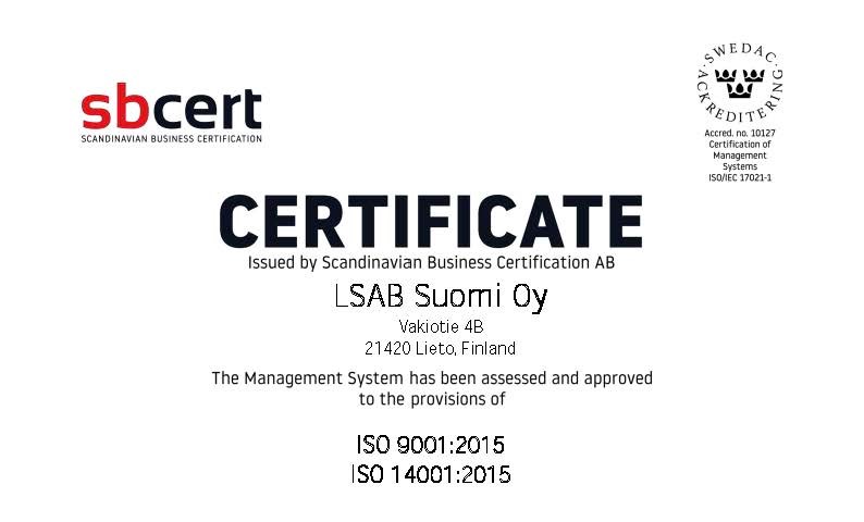 Grattis LSAB Finland! - LSAB Sverige